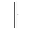 Steel Tube Spindles - 1 1/2 in. x 1/2 in. Rectangular Series - Plain ...